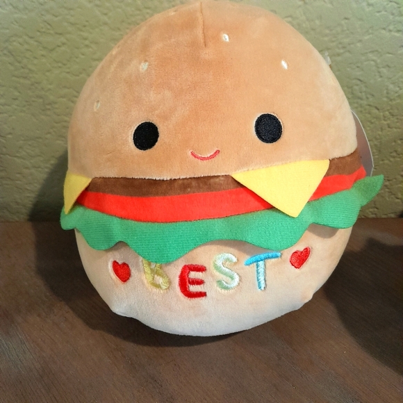 Squishmallows | Toys | Squishmallows Cheeseburger Carl Plush 7in | Poshmark